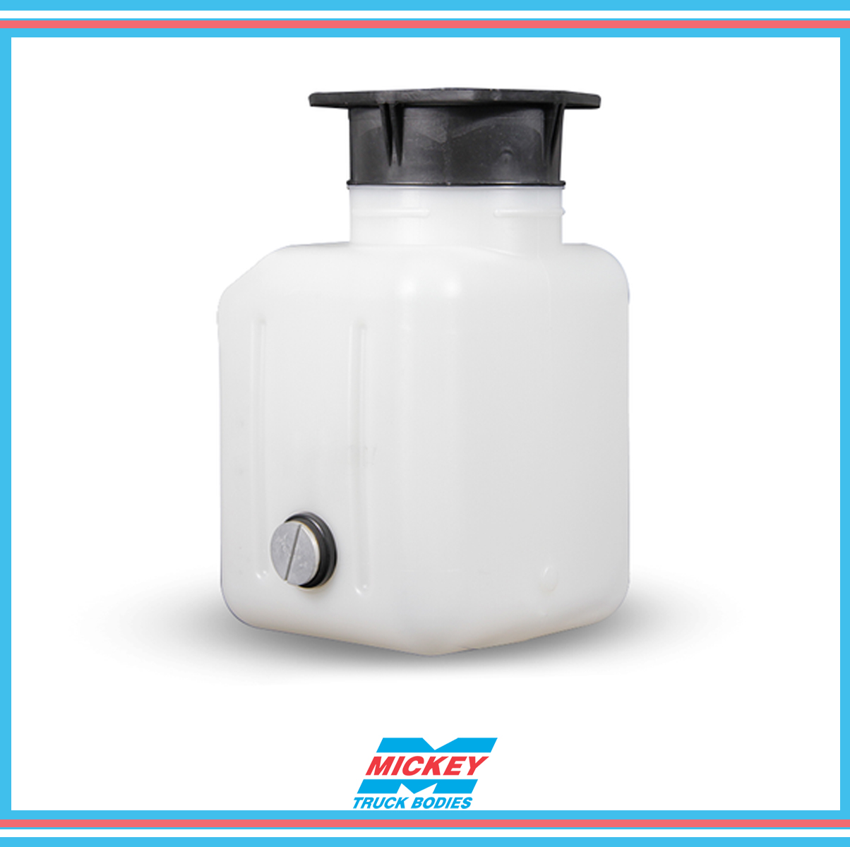 MAXON RESERVOIR, PLASTIC 11.00 LG, W/DRAIN (290228)