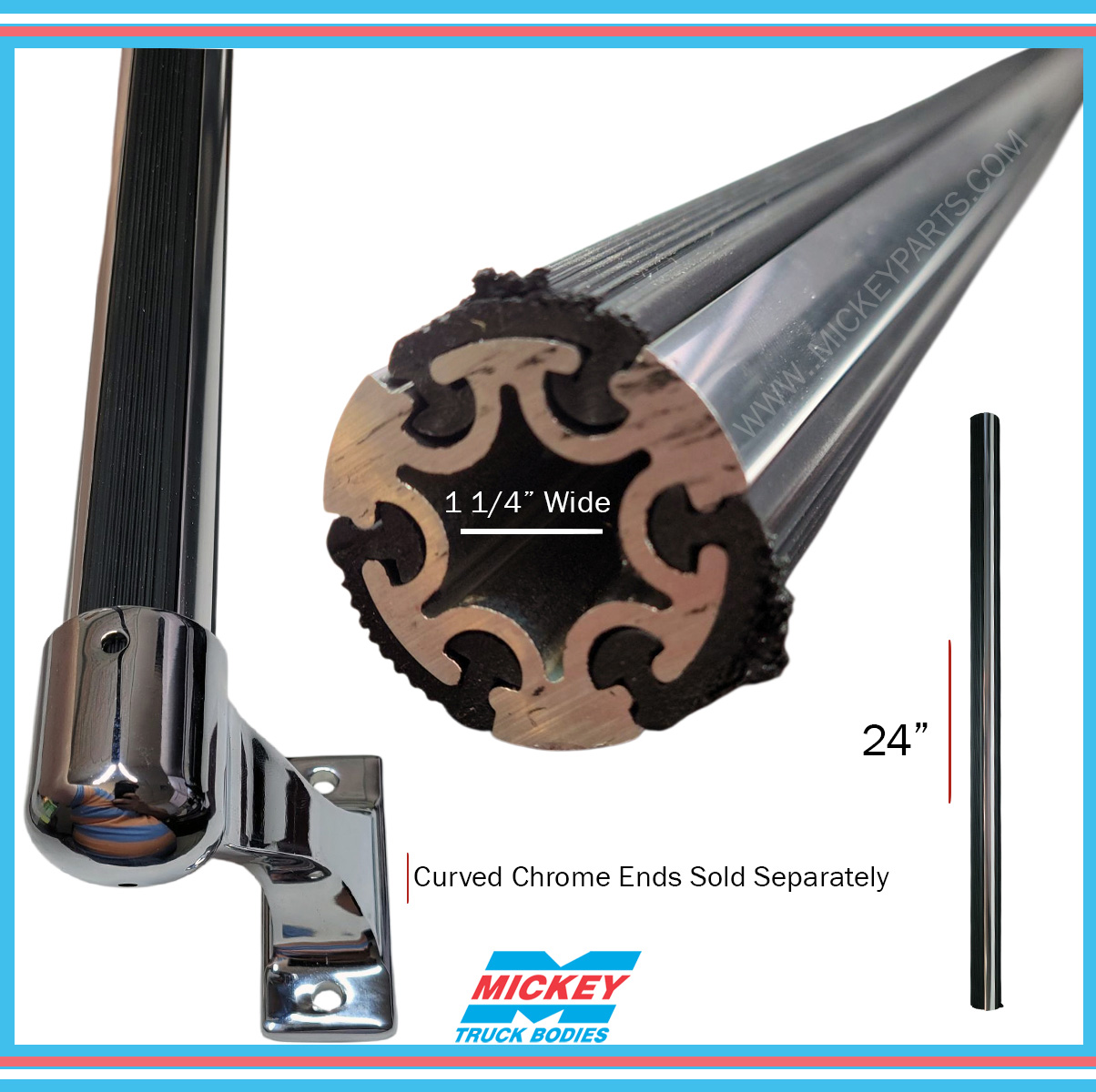 mickeyparts.com: 24" Slip Resistant Rod/Tubing Only