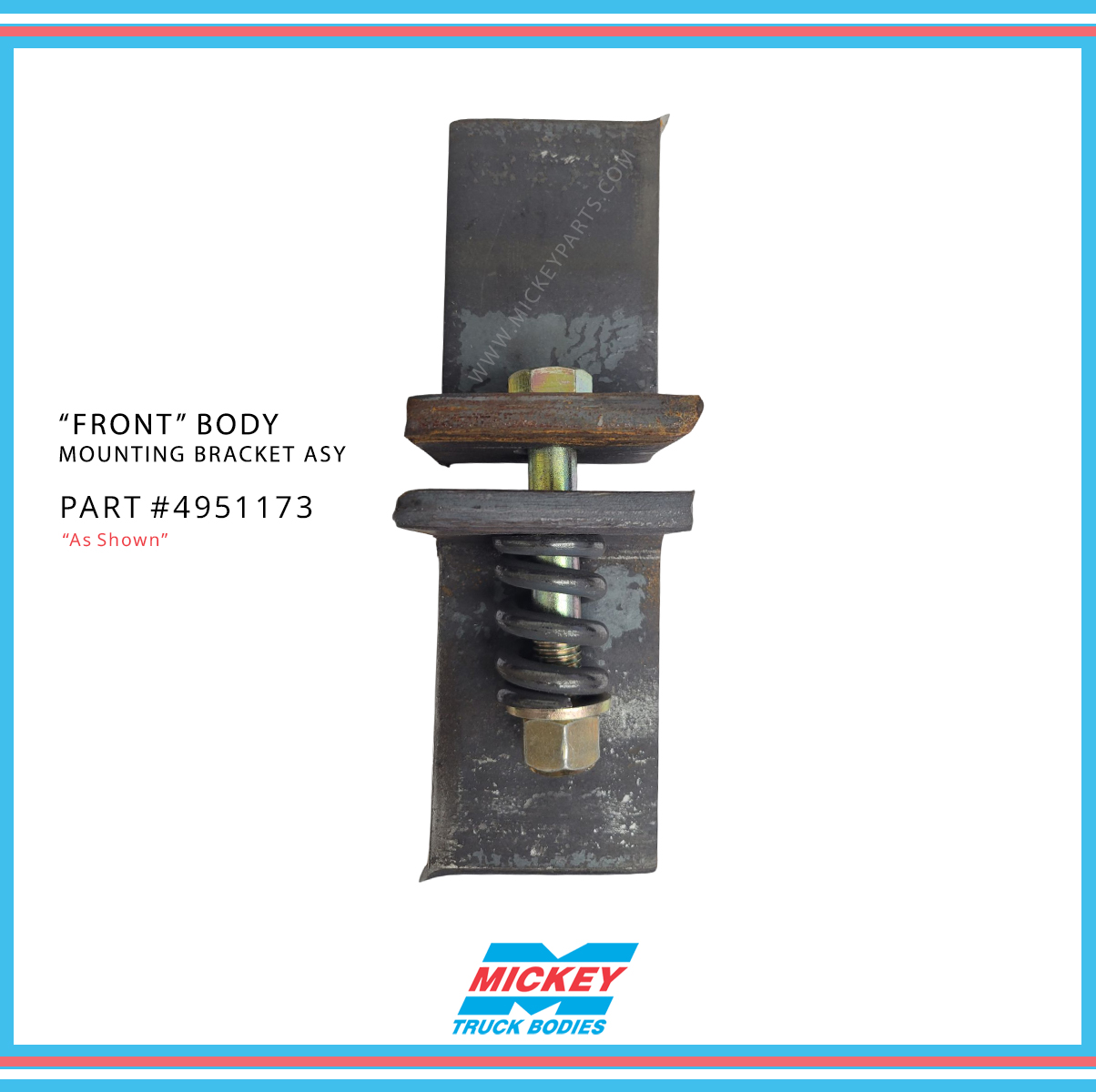 mickeyparts.com: Bev Body "Front" Mounting Bracket ASY