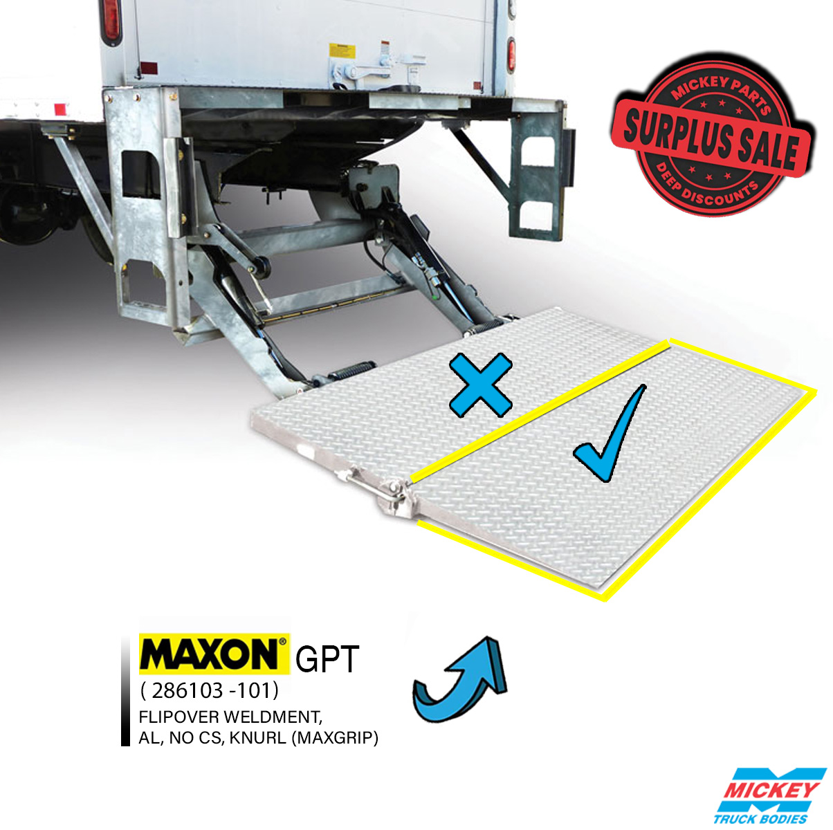 MAXON GPT PLATFORM (FLIP OVER SECTION) 286103-101