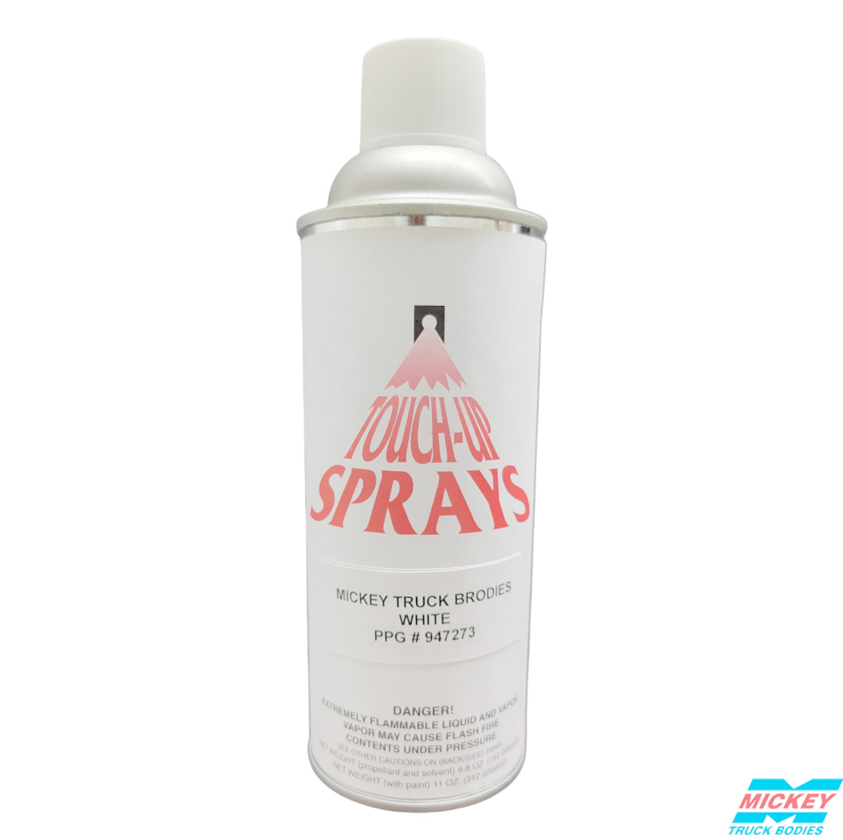 White Aerosol Spray Can